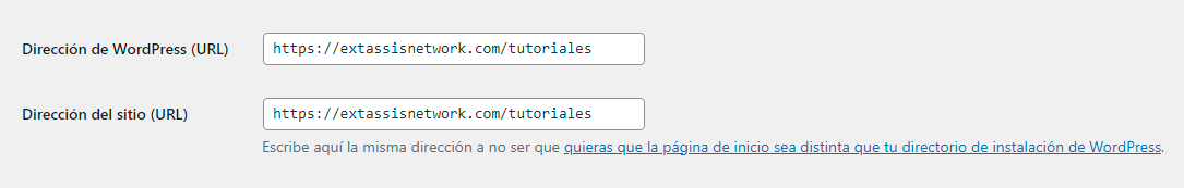 Instalé WordPress en la URL temporal, ¿Cómo coloco mi nombre de dominio? • EXTASSIS NETwork ...