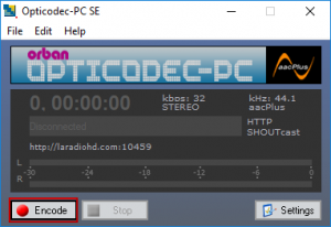 Configurar Streaming, Encoder (Orban Opticodec) • EXTASSIS NETwork Tutoriales