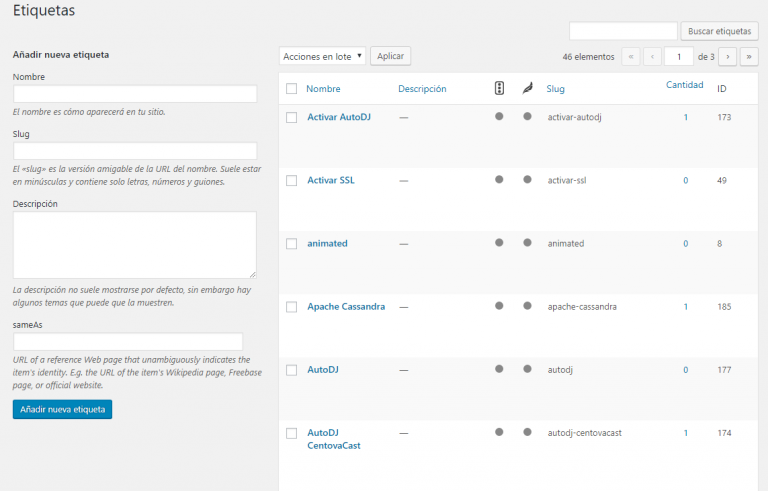 Etiquetas de WordPress y cómo usarlas correctamente? • EXTASSIS NETwork Tutoriales