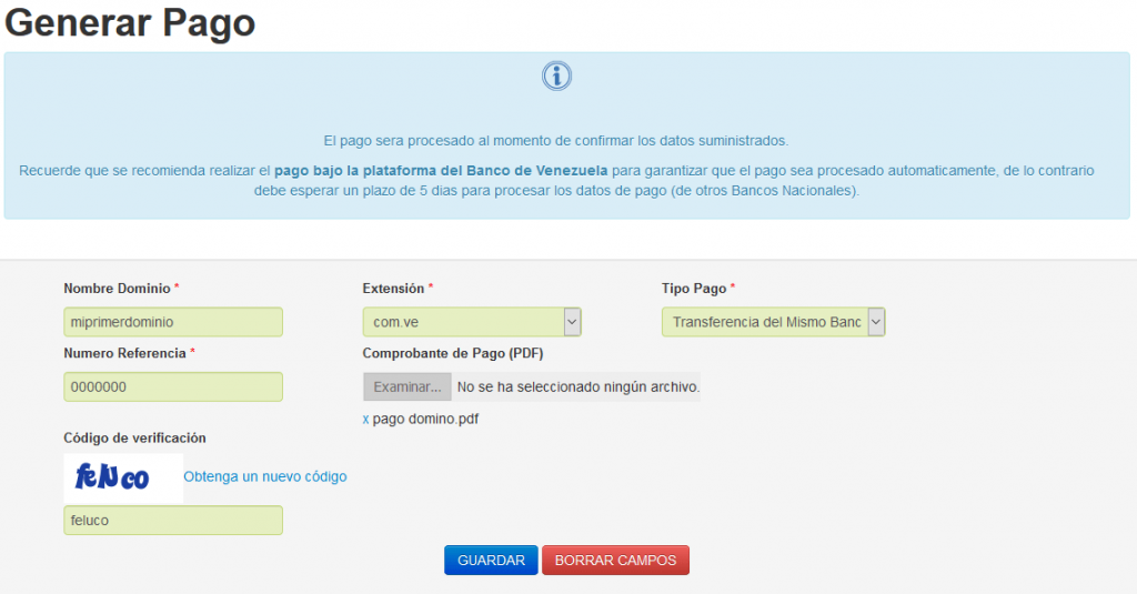 Comprar Dominio en NIC.ve • EXTASSIS NETwork Tutoriales